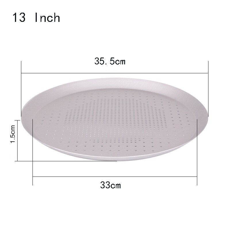 Runde Pizza Platte Pizza Pan Loch Antihaft Pizza B... – Grandado