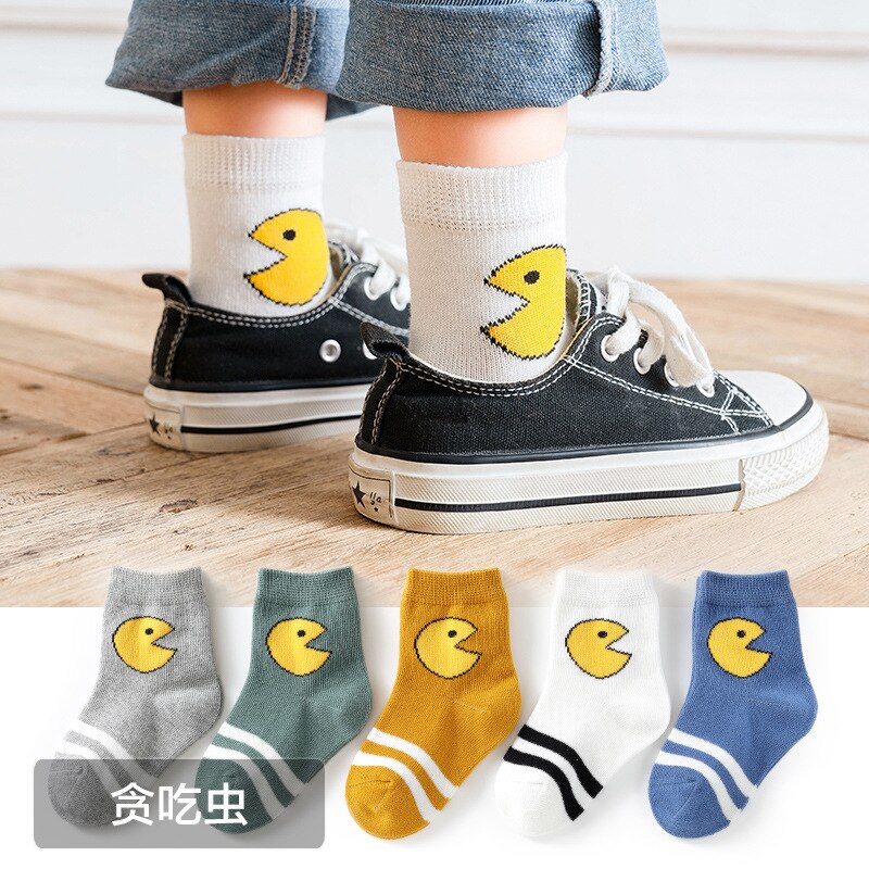 Calcetines de algodón con dibujos animados para ni... – Vicedeal