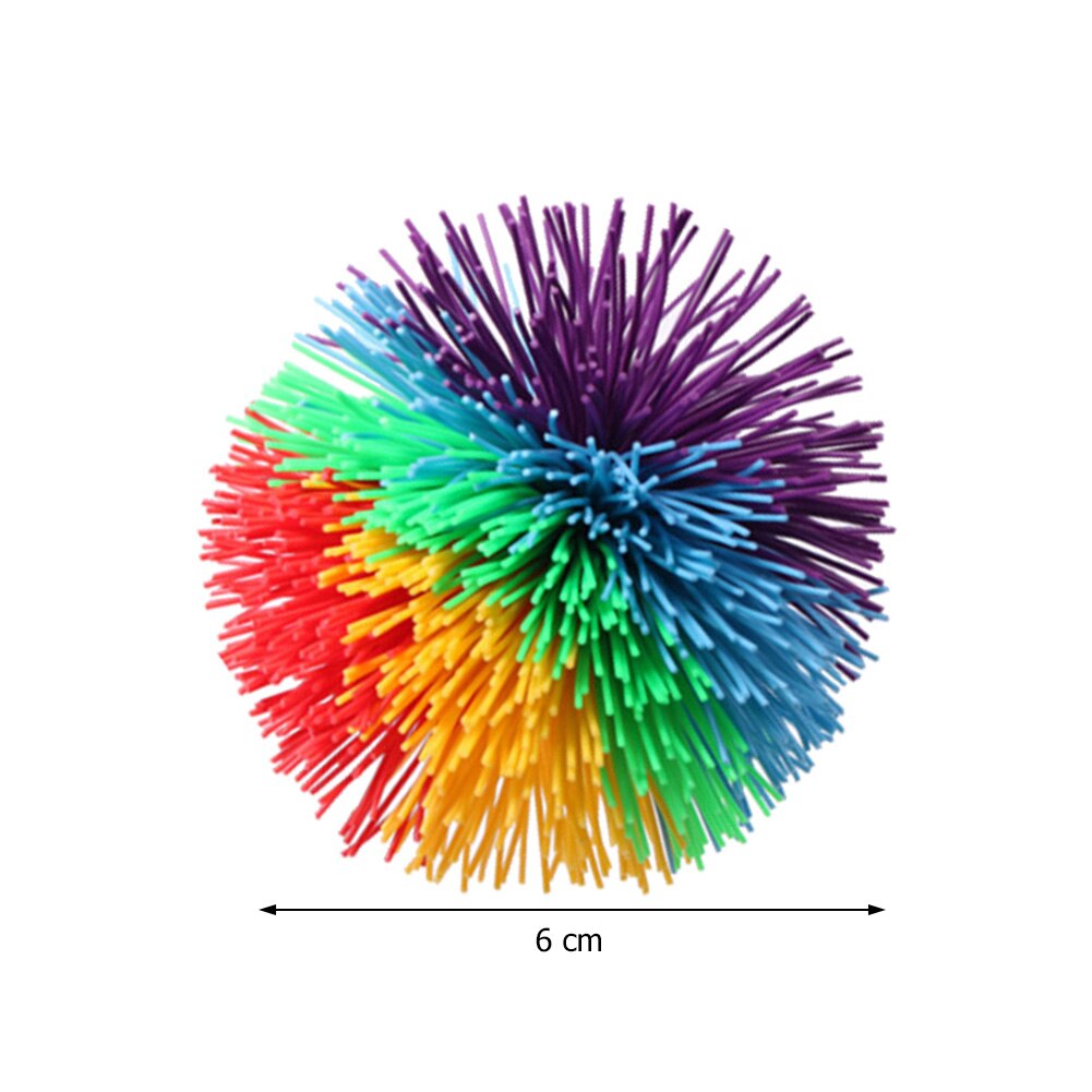 6/9CM Large Rainbow Monkey Stringy Ball Stress Bal... – Grandado