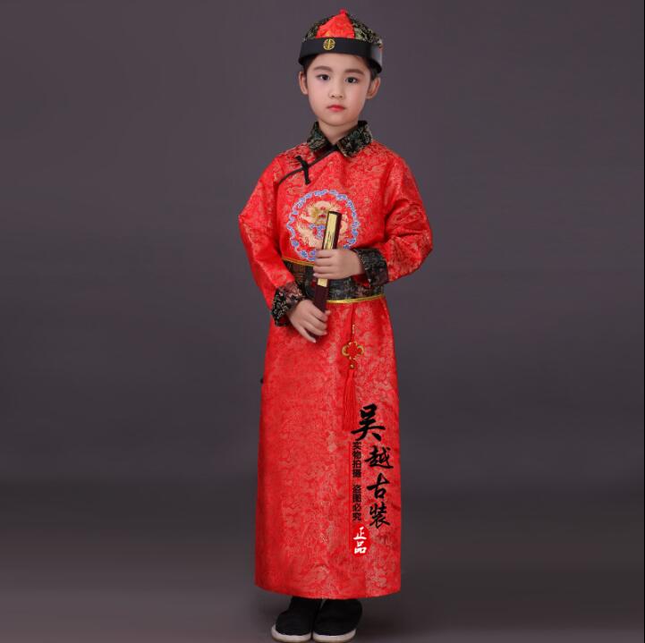 Chinese boy clothing Robe Gown boy Prince costumes... – Grandado