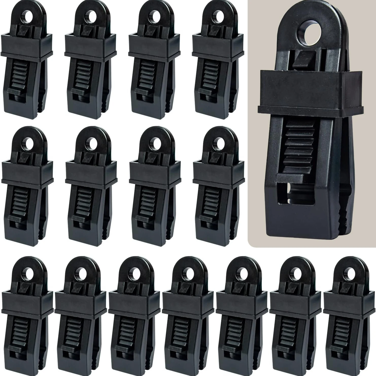 Tarp Clips Heavy Duty Lock Grip，Tarp Clamps for Co... – Grandado