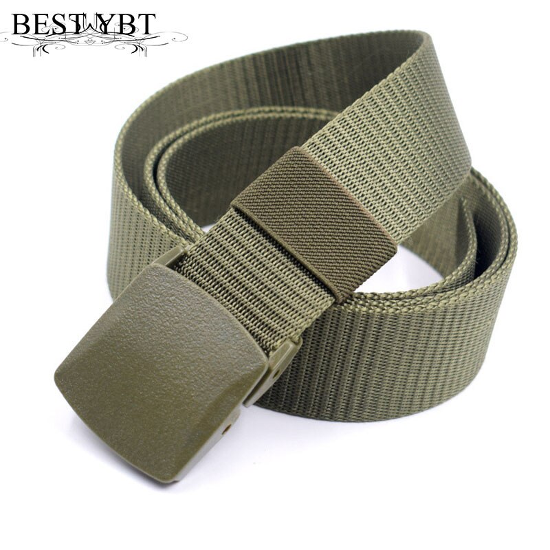 Beste Ybt Unisex Riem Nylon Plastic Glad Gesp Vrou... – Grandado