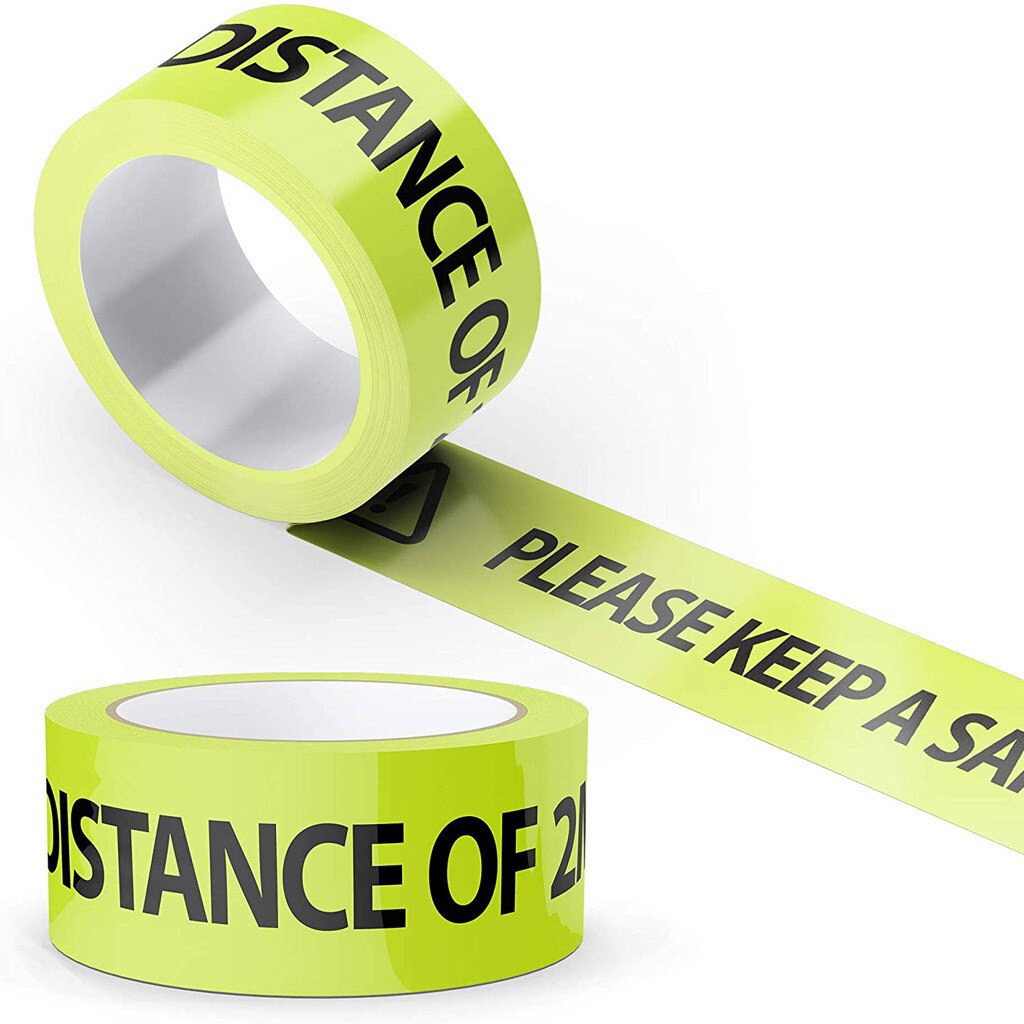 Self-adhesive PVC Floor Warning Tape Reminder Soci... – Vicedeal