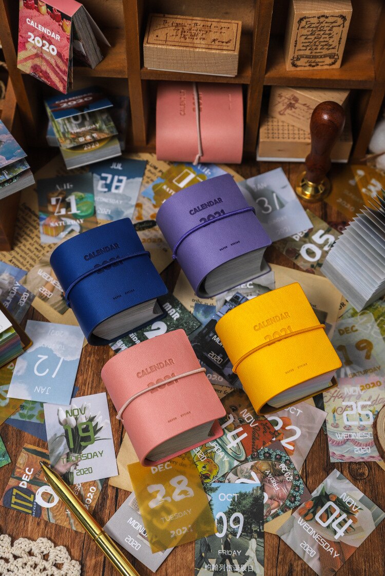 365 Sheets Kawaii Cute Mini Life Time Day Calendar... – Grandado