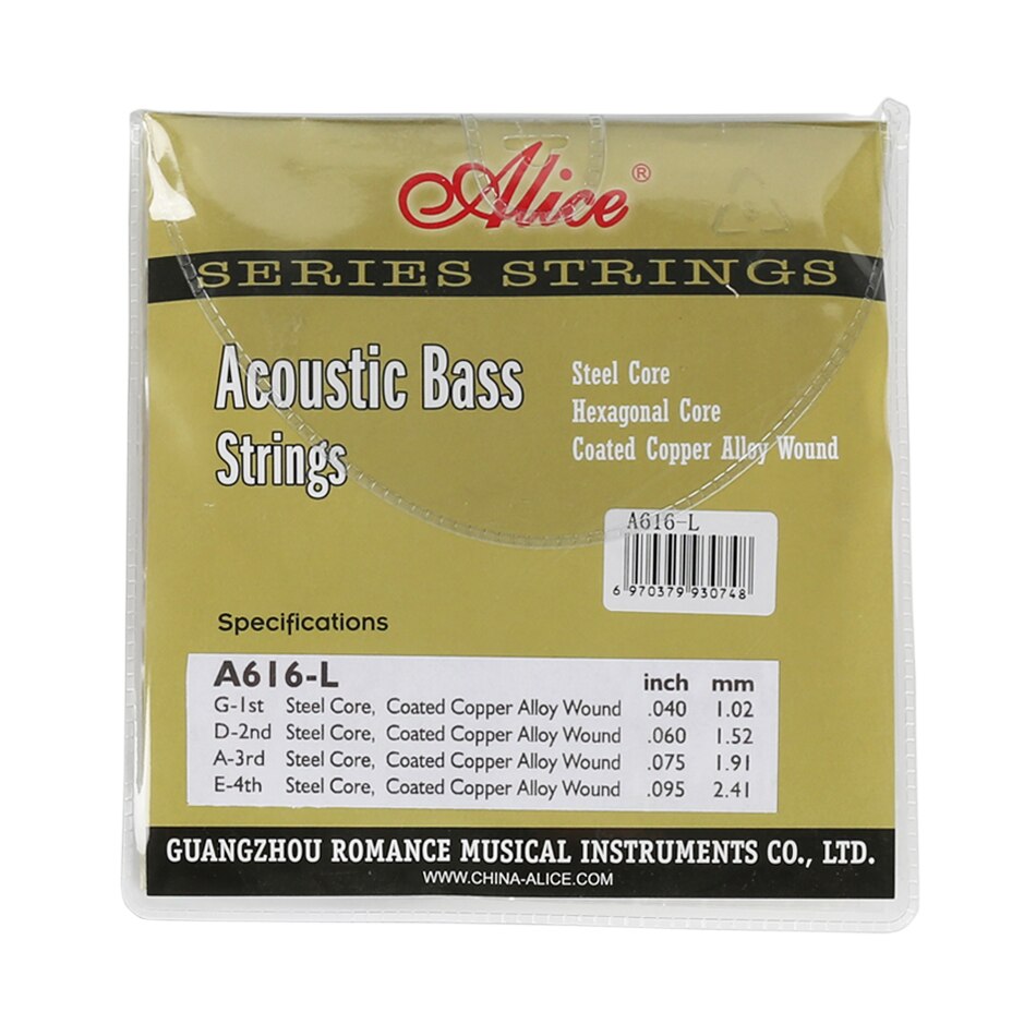 Alice A616-L A618-L Acoustic Bass Strings Full Set... – Vicedeal