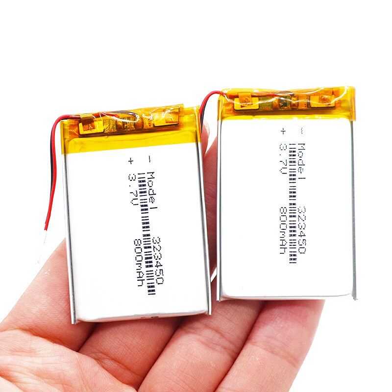 3.7v 800mAh 1/2/4Pcs 323450 lithium polymer batter... – Vicedeal