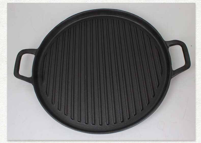 30 cm cast iron uncoated barbecue plate induction ... – Vicedeal