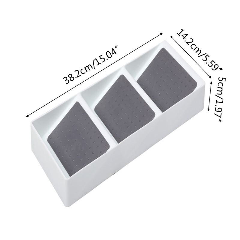 Kitchen Drawer Organizer 3 Divide Spice Rack Tray ... – Grandado