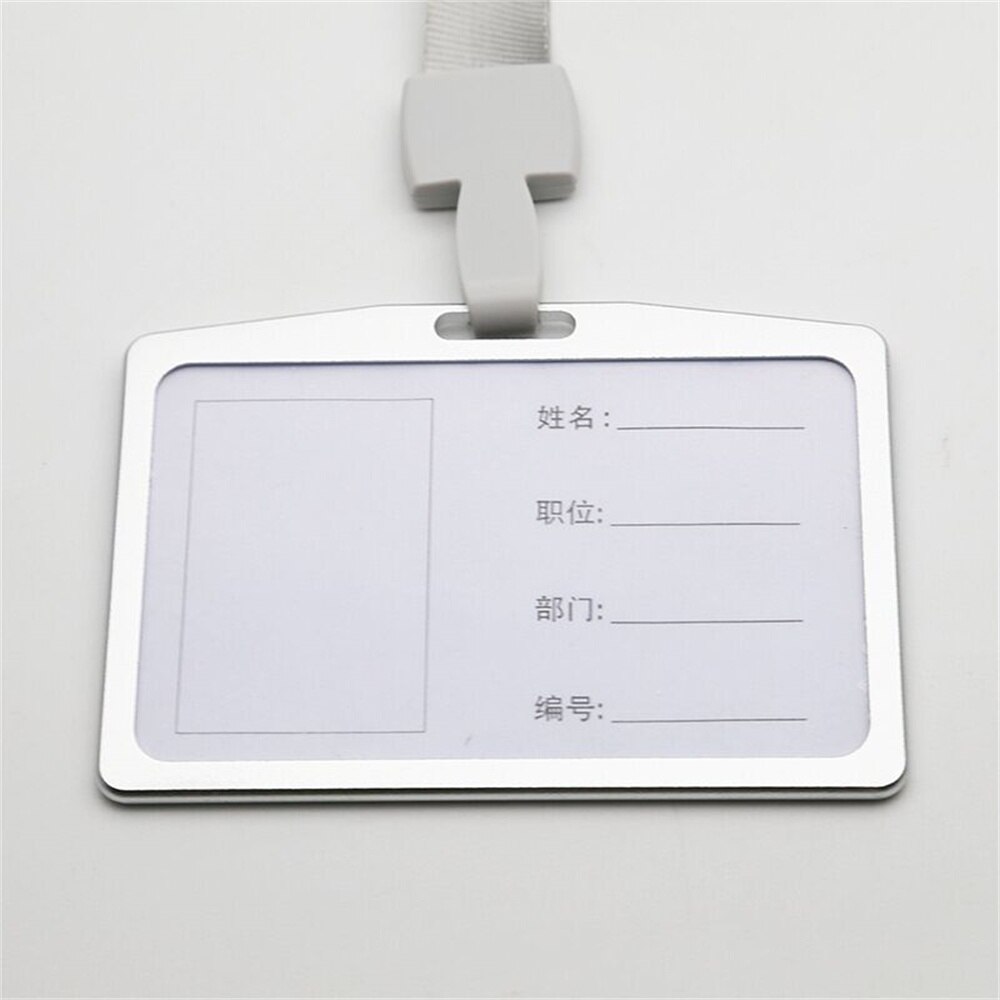 Aluminium Alloy Work Id Card Badge Holder With Lan... – Vicedeal