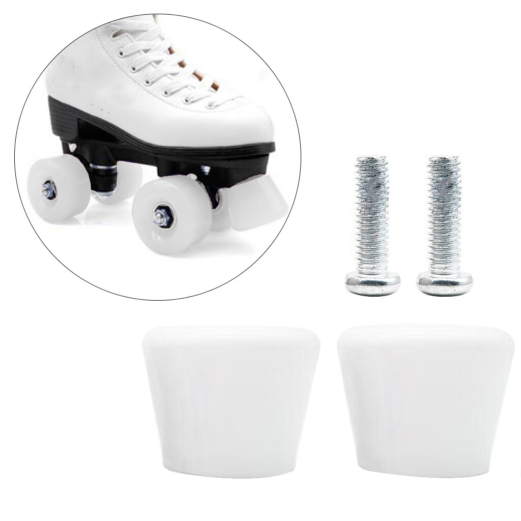2 Pieces Roller Skate Toe Stoppers Set Roller Skat... – Grandado