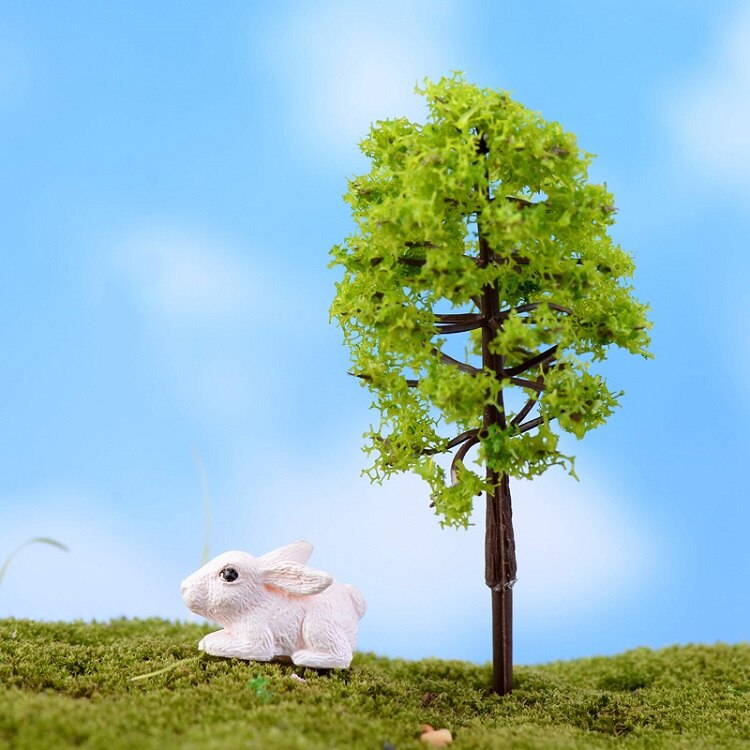 Mini Tree Figurines Garden Miniature Resin Craft H... – Grandado