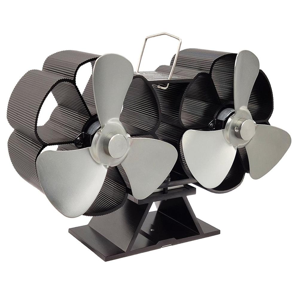 Dubbele Kachel Ventilator Voor Haard Hout Log Bran... – Grandado