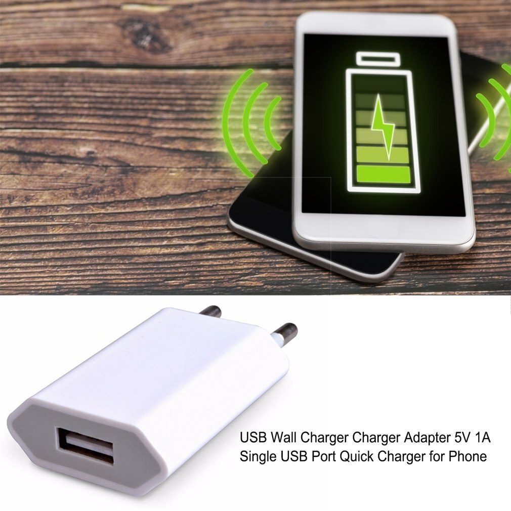 USB Wall Charger Charger Adapter 5V 1A Single USB ... – Vicedeal