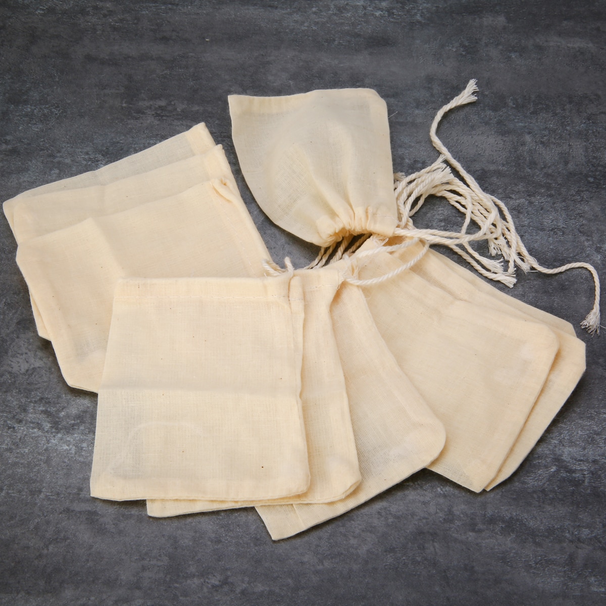 10pcs 8*10cm Kitchen Filter Bag Cotton Drawstring ... – Grandado