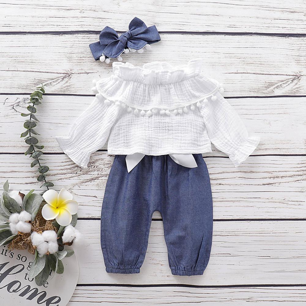 Kleding Set Voor Meisjes Baby Baby Flare Mouw Ruch... – Grandado
