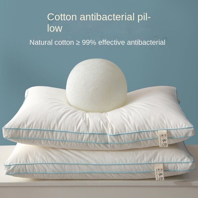 100% Cotton Pillow Core, Double Antibacterial Slee... – Vicedeal