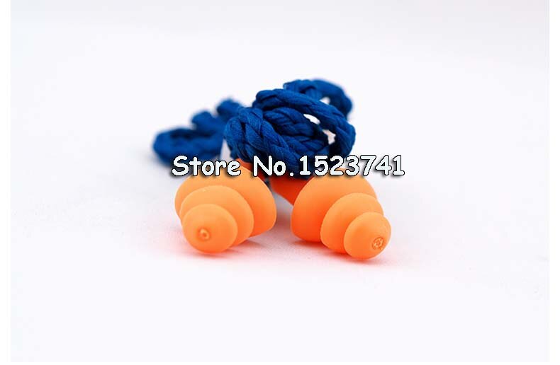 10Pcs Soft Silicone Corded Ear Plugs ears Protecto... – Grandado