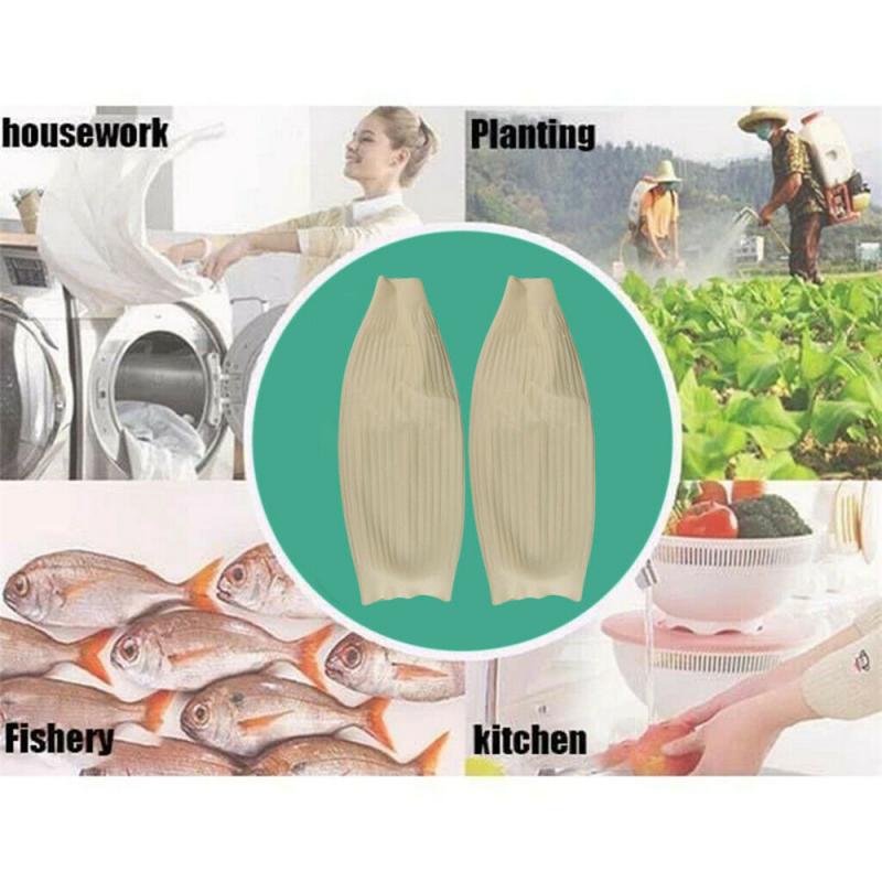 Kitchen Dishwashing Waterproof Cuff Sleeve Latex F... – Grandado