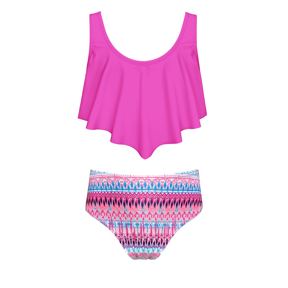 SHEKINI Girl's Ruffle Flounce Bathing Suits Fl... – Grandado