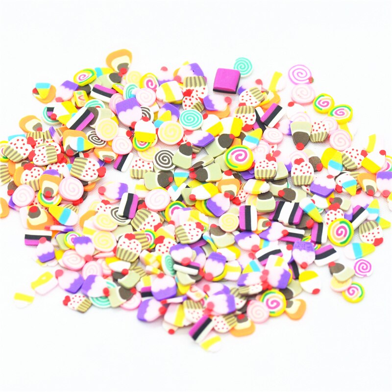 10 Gram Mixed Polymer Clay Sweets Sprinkles|Cupcak... – Grandado