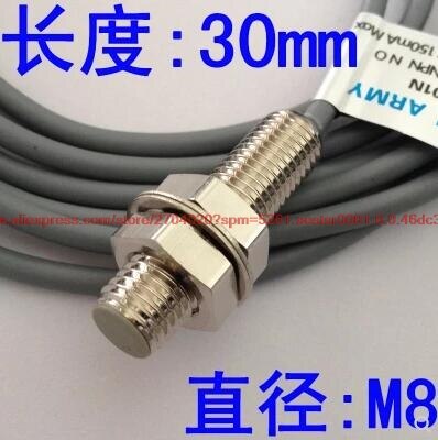 100% FM08-01NS Metal Proximity Switch Length 30mm ... – Grandado
