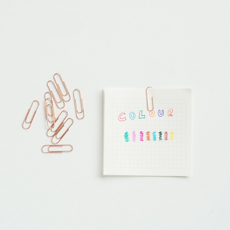 TUTU 120PCS/box Rose Gold Ticket Holder 28mm Paper... – Vicedeal