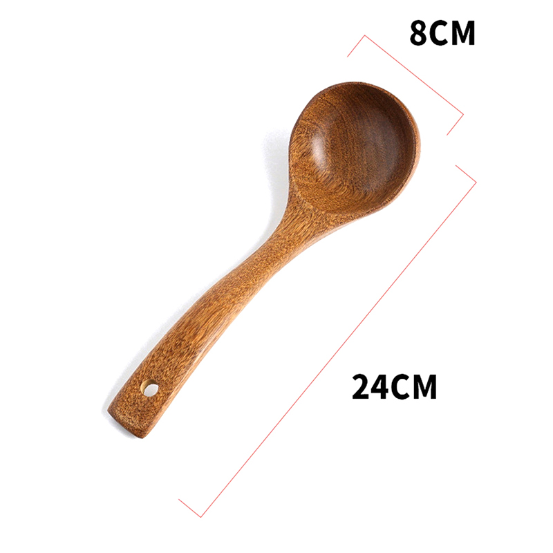 Ong Handvat Houten Pollepel Soep Pap Lepel Thuis K... – Grandado
