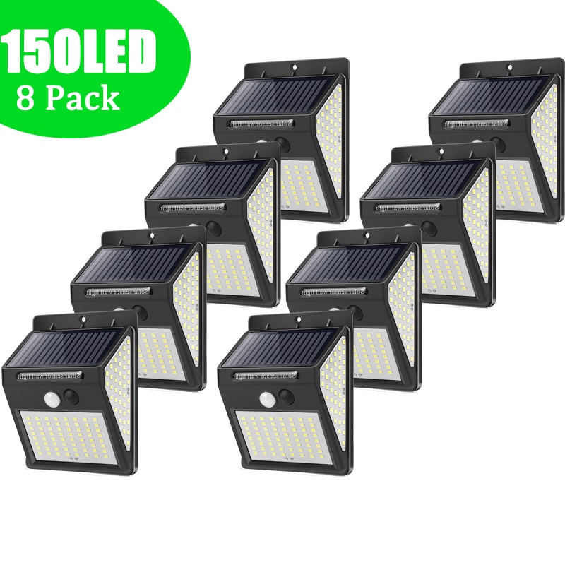 LED Solar Light Outdoor Motion Sensor Wall Light W... – Grandado