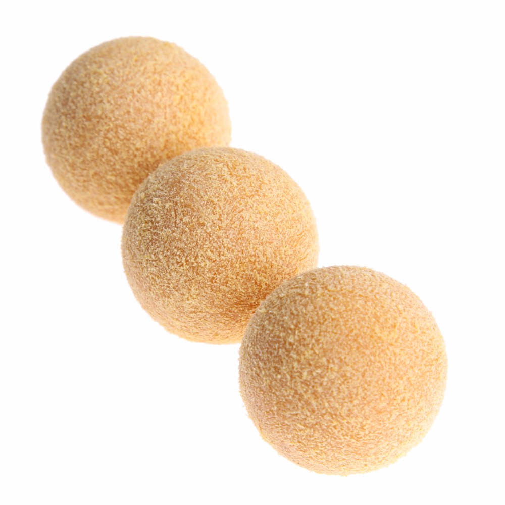 3pcs 36mm Yellow Matte Soccer Table Football Mini ... – Grandado