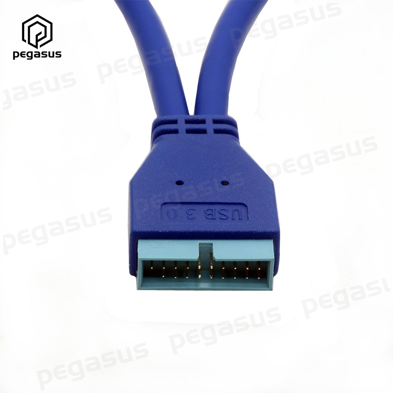 2 Port Usb 3.0 Type A Male Naar 20 Pin Header Male... – Vicedeal