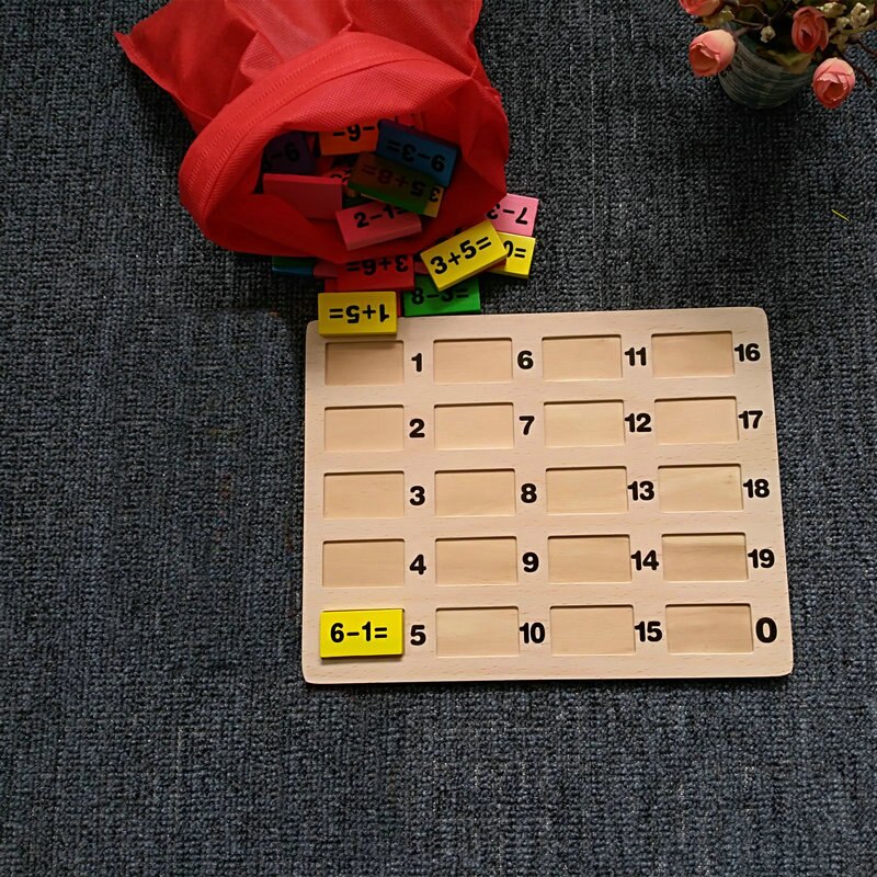 110PCS Numeric Addition Subtraction Table Baby Ear... – Grandado