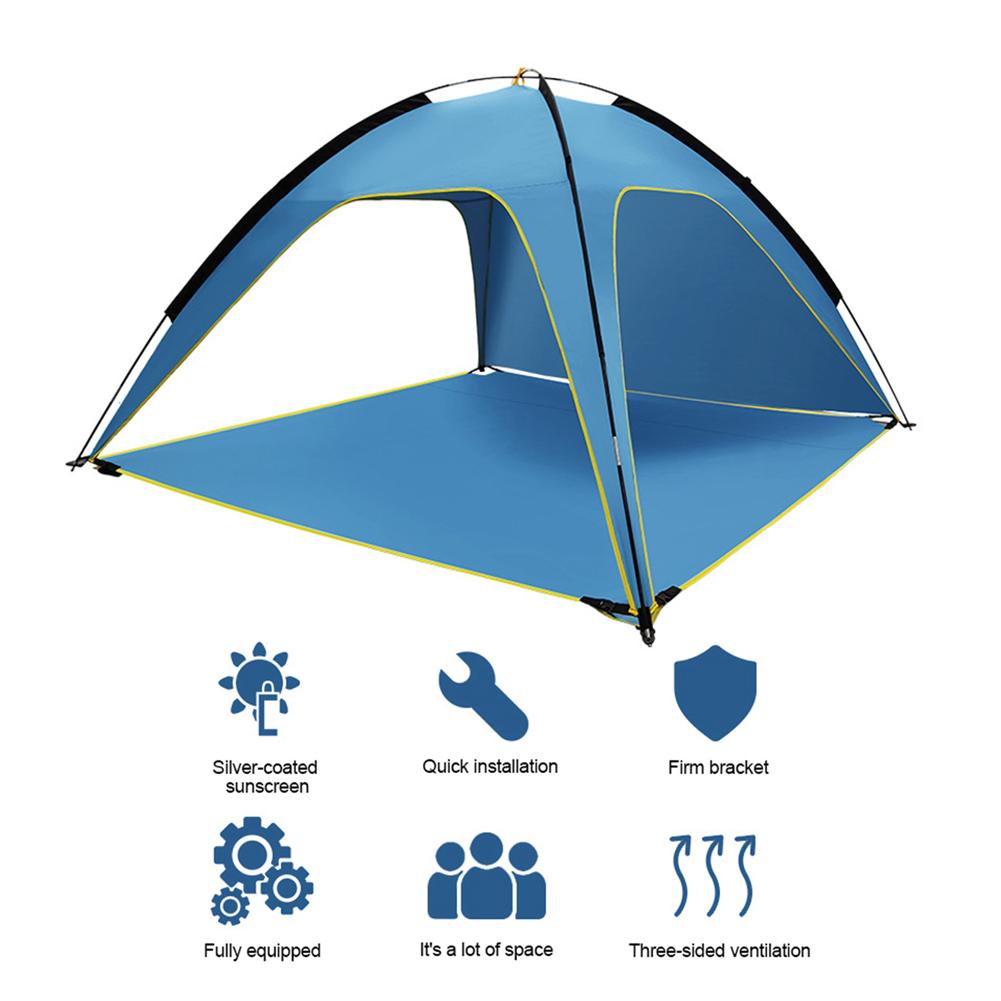3-4 Person Family Camping Beach Tents Sun Shelter ... – Grandado