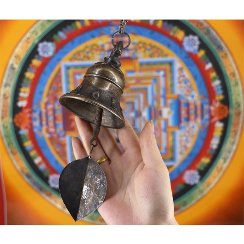 Handmade Brass Bell Copper Wind Chimes Brass Templ... – Grandado