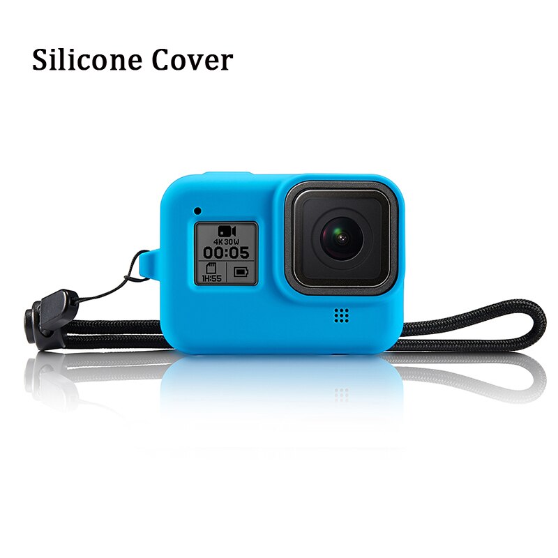 Siliconen Case Voor Gopro Hero 8 Zwart Gehard Glas... – Vicedeal