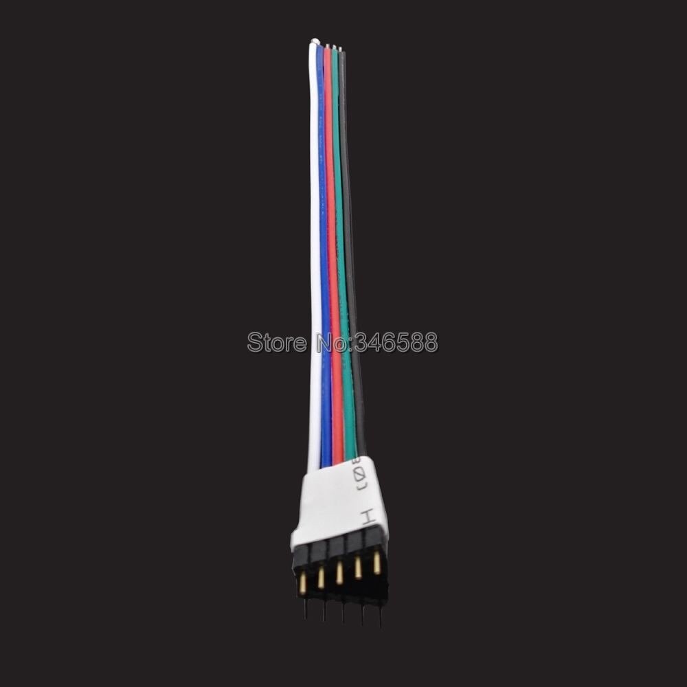 5 stk / lot 5- pin rgbw led strip connector han el... – Grandado