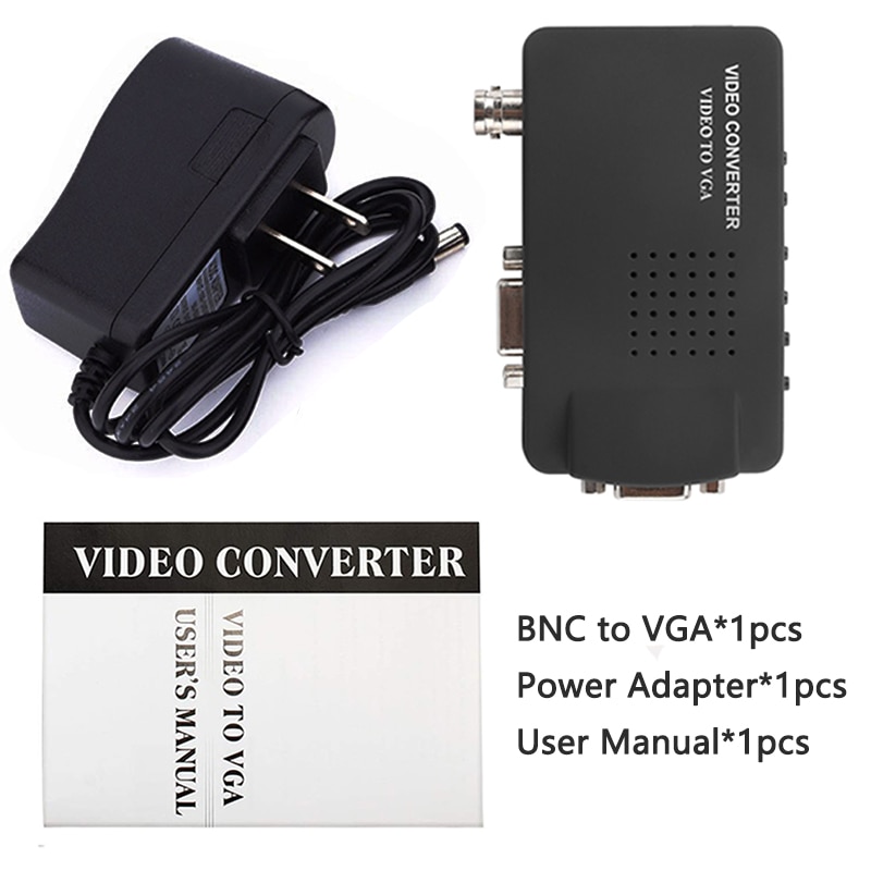 Wiistar BNC naar VGA Video Converter S-video VGA I... – Grandado