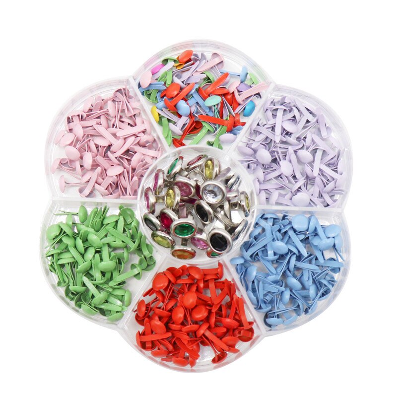 Boxed 6-12Mm Metalen Ambachten Fastener Brads Diy ... – Vicedeal