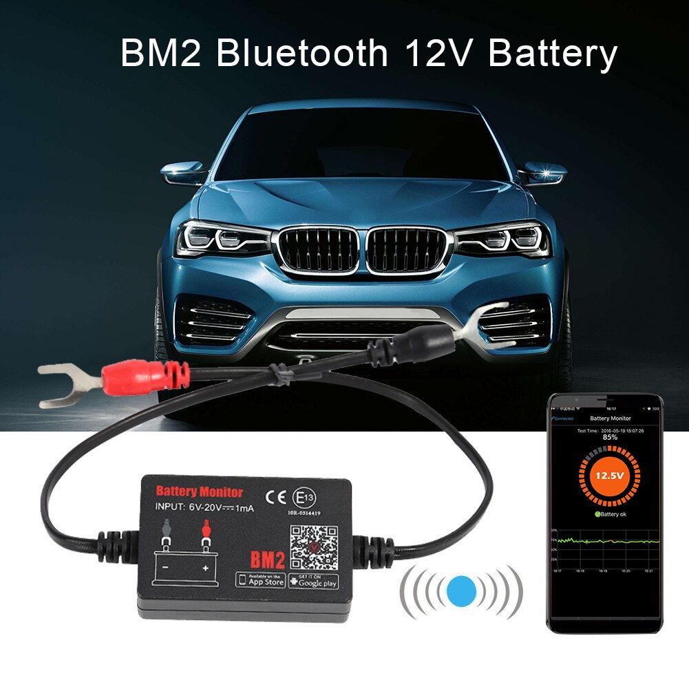 BT4.0 12V Battery Tester Battery Monitor Car Batte... – Grandado