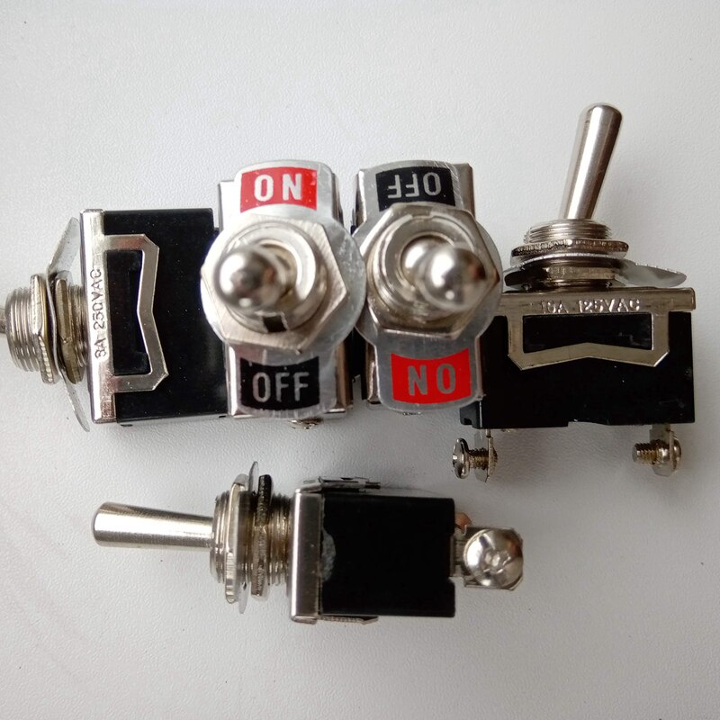 5 Pcs 12 V Heavy Duty Toggle Flick Switch On/Off A... – LovingPrices