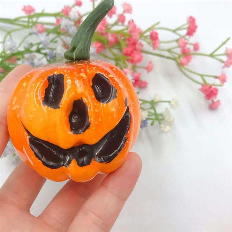 6pcs Halloween Pumpkin Table Ornament Photo Prop S... – Grandado