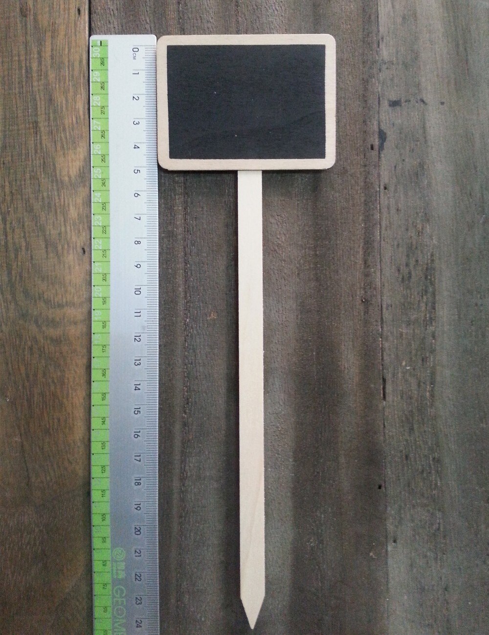 Mini Rectangle Shape Black board for flower pot of... – Grandado