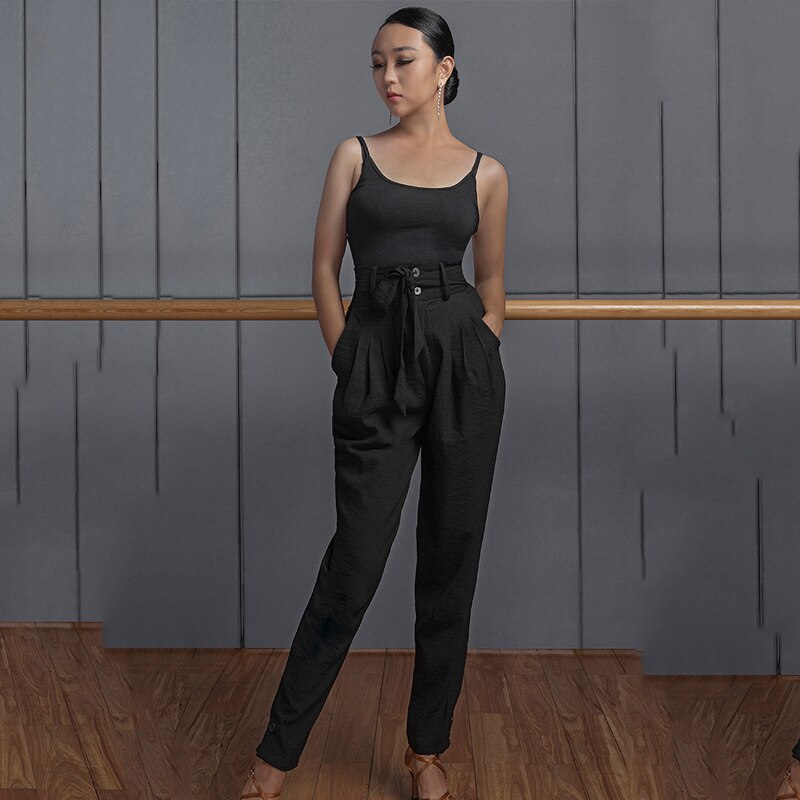 Latin Dance Costumes Women Practice Wear Long Slee... – Grandado