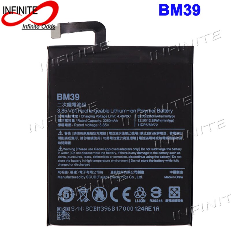 For Xiaomi MIUI M6 Battery BM39 Batterie Bateria A... – Vicedeal