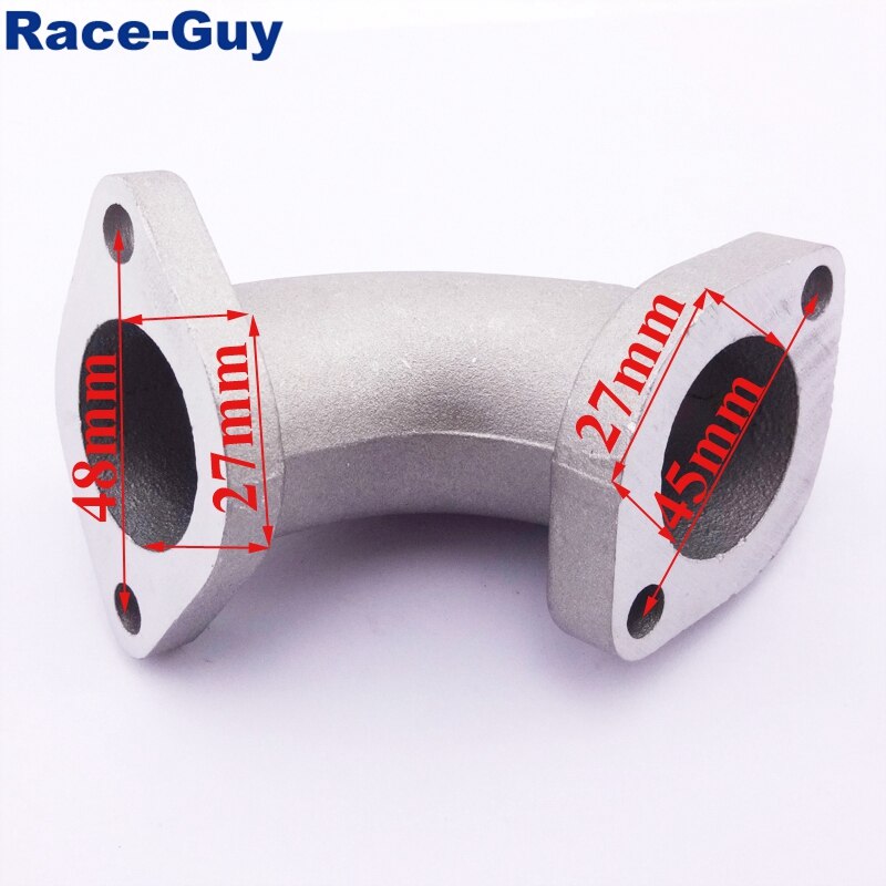 27mm Abgewinkelt 30 Grad YX-02 Aufnahme Einlass Verteiler Rohr Für YX ...