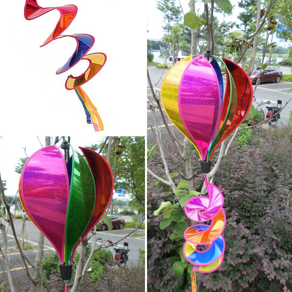Rainbow Windmill Wind Spinner Whirligig Yard/Garde... – Vicedeal
