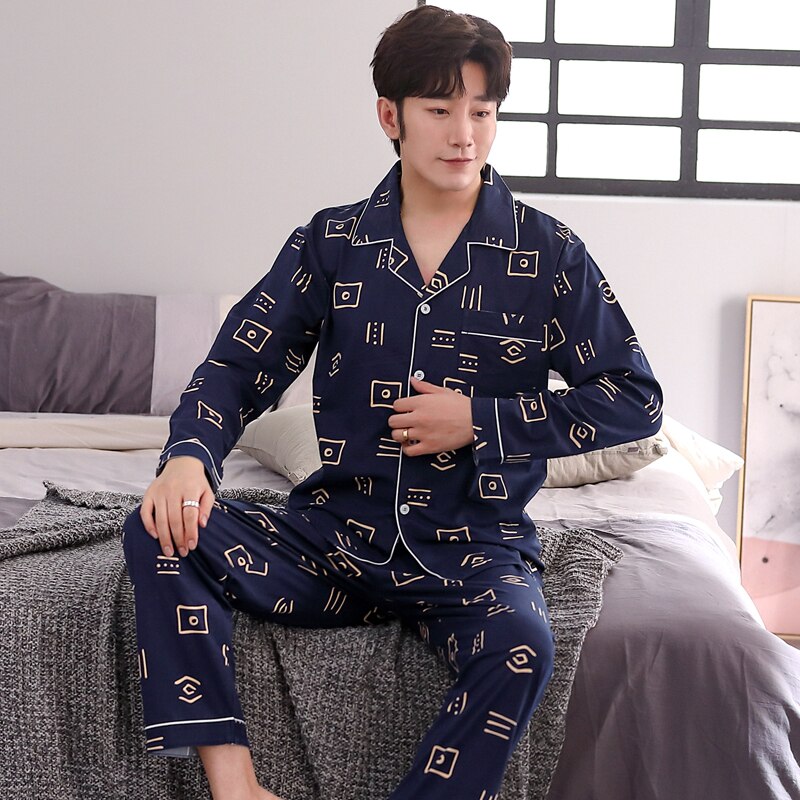 Xizou Imen Pyjama Set Zachte Lange Seleeve 2 Stuks... – Vicedeal