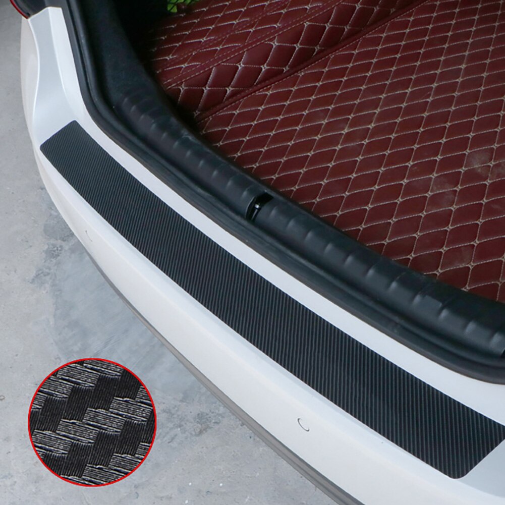 Carbon Fiber Car Trunk Door Sill Plate Rear Bumper... – Grandado