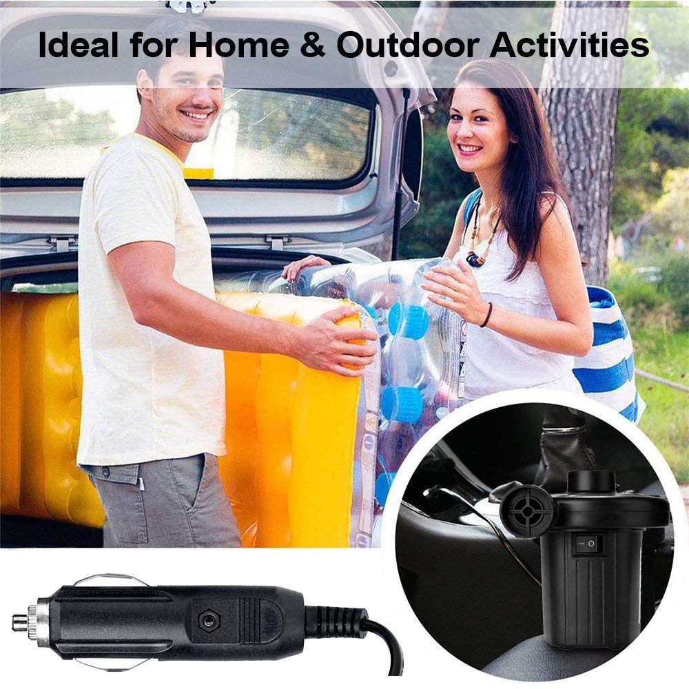 UK plug Electric Air Pump Two-way Air Pump with 3 ... – Grandado