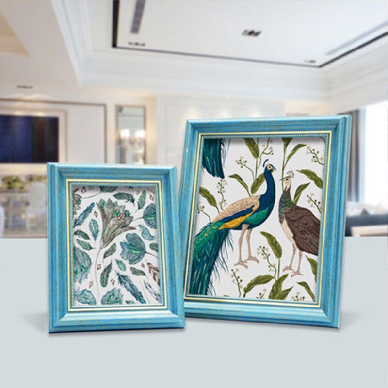 Modern Light Blue Photo Frame Set 4 / 5 / 6 / 7 / ... – Grandado