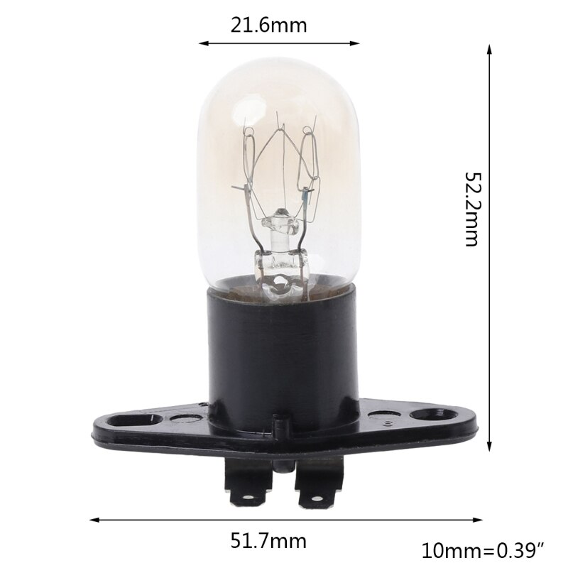Microwave Oven Global Light Lamp Bulb Base 250V 2A... – Vicedeal